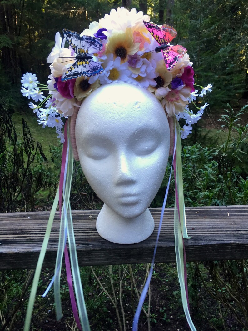 Dready Rainbow Flower Wig - Etsy