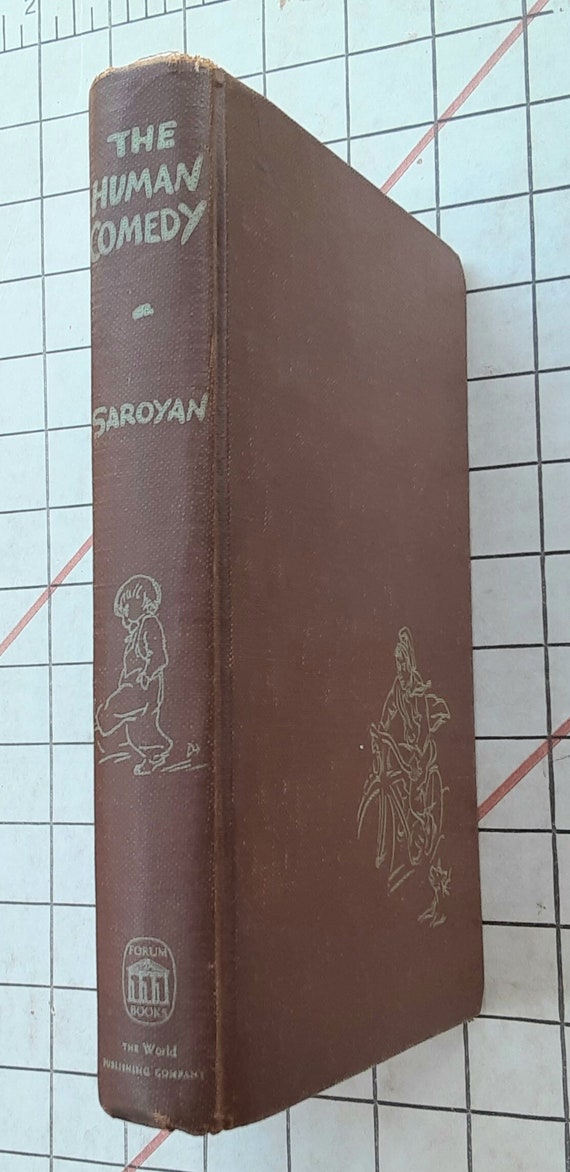 The Human Comedy William Saroyan 1945 World Publishing HC No - Etsy