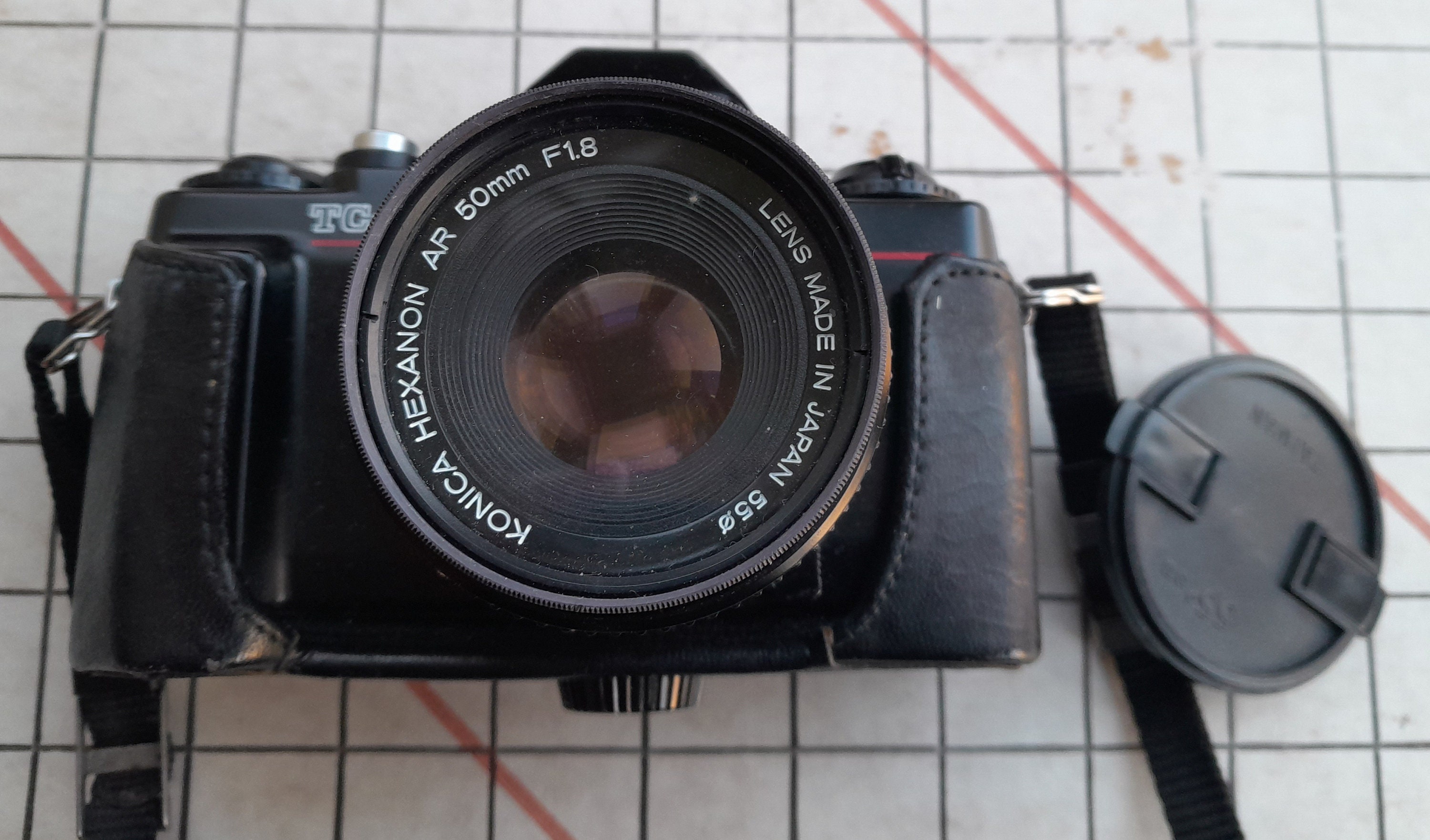 Konica 35mm, Made in Japan Camera, Untested, TC-X Hexagon AR 50mm F1.8 ...