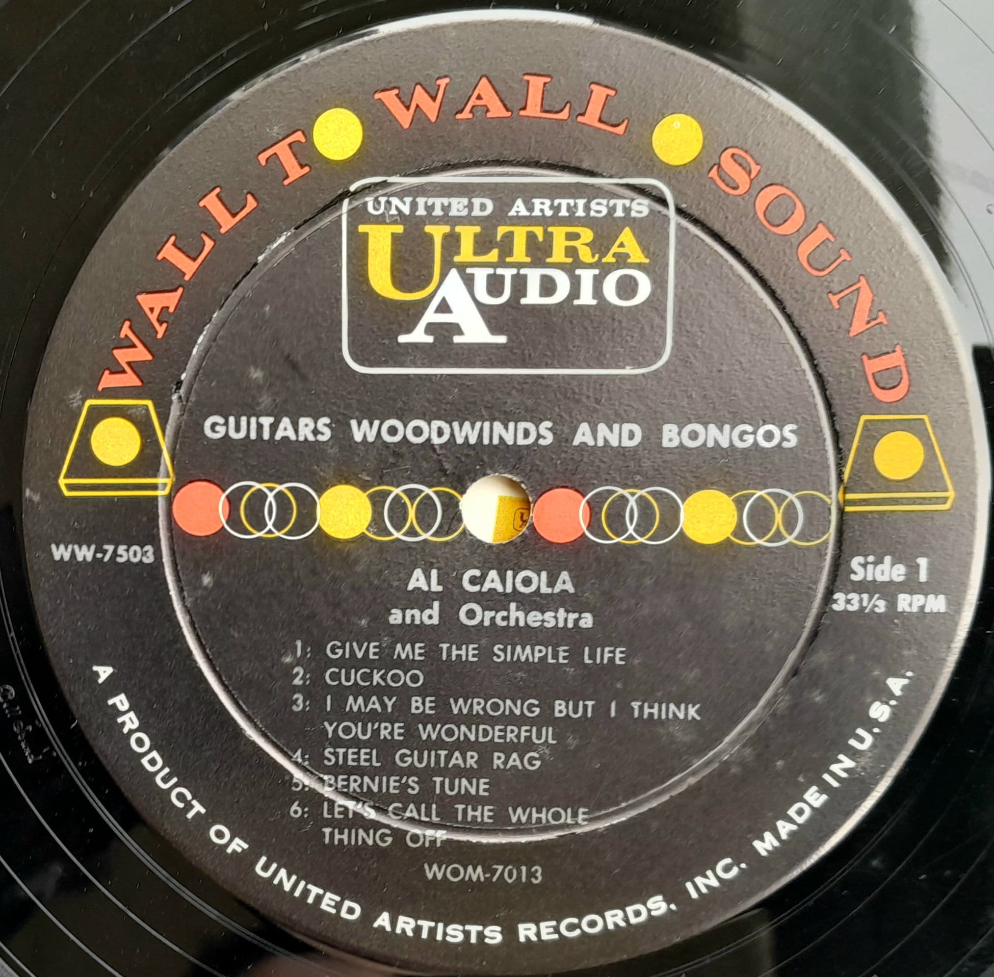 Al Caiola Vinyl Record Give Me the Simple Life With MCM Cover Exotica ...
