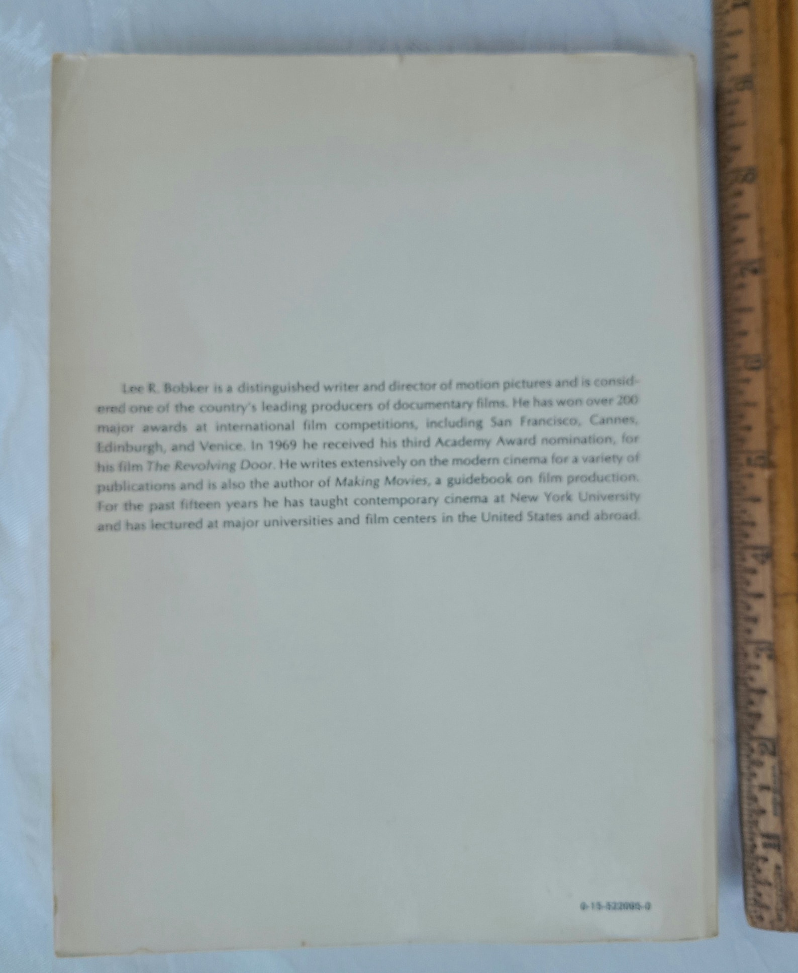 Elements of Film by Lee R. Bobker, NYU Professor of Contemporary Cinema ...