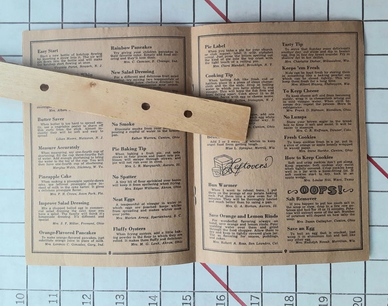 70s Pamphlet Everyday Ideas to Make Life Easier Weekday Magazine Brown ...