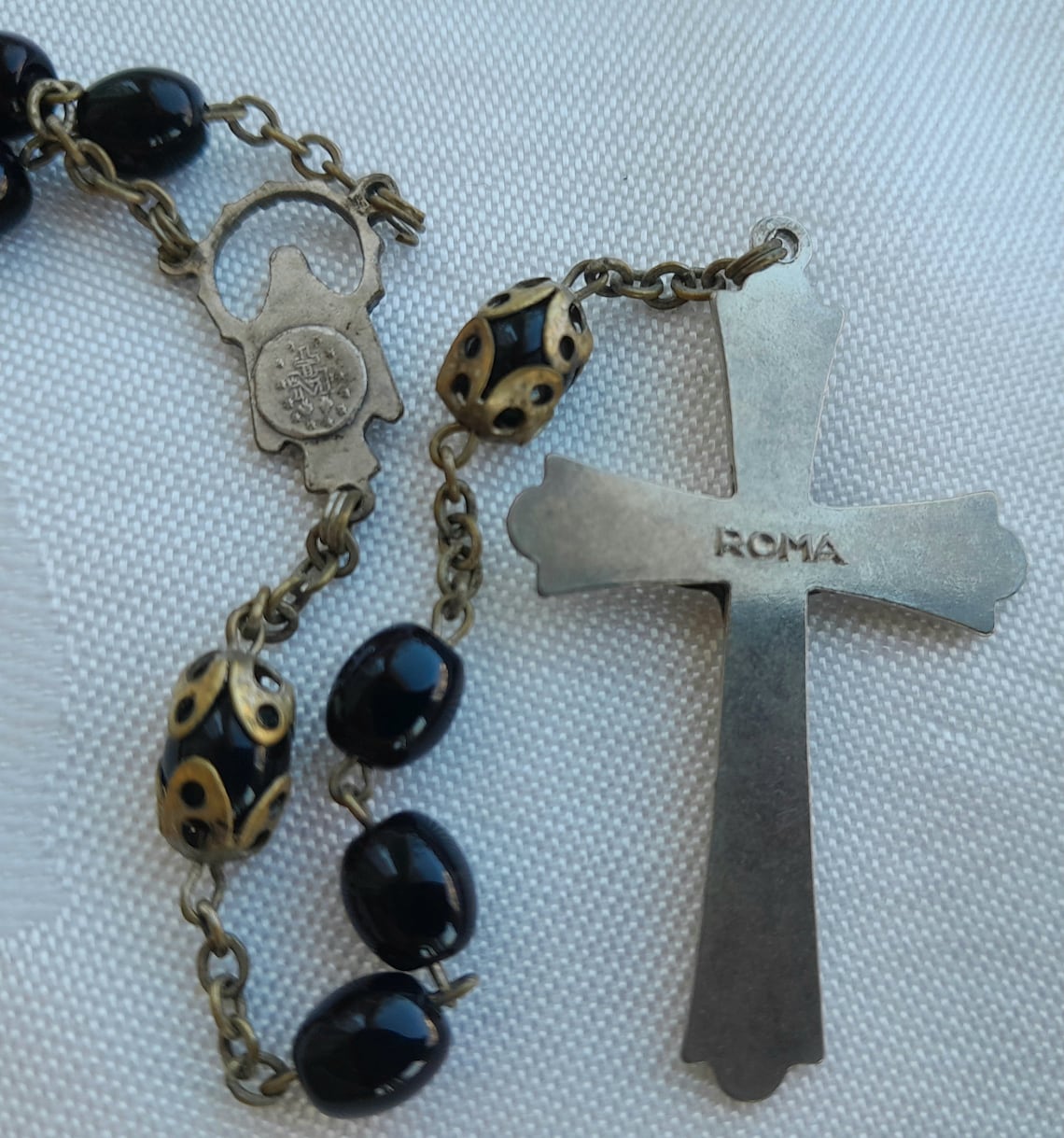 Pope Paul Metal Box With Rosary Stamped Paulus VI Pont Max - Etsy