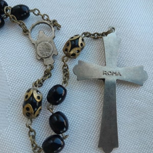 Pope Paul Metal Box With Rosary, Stamped Paulus VI Pont Max, Book ...