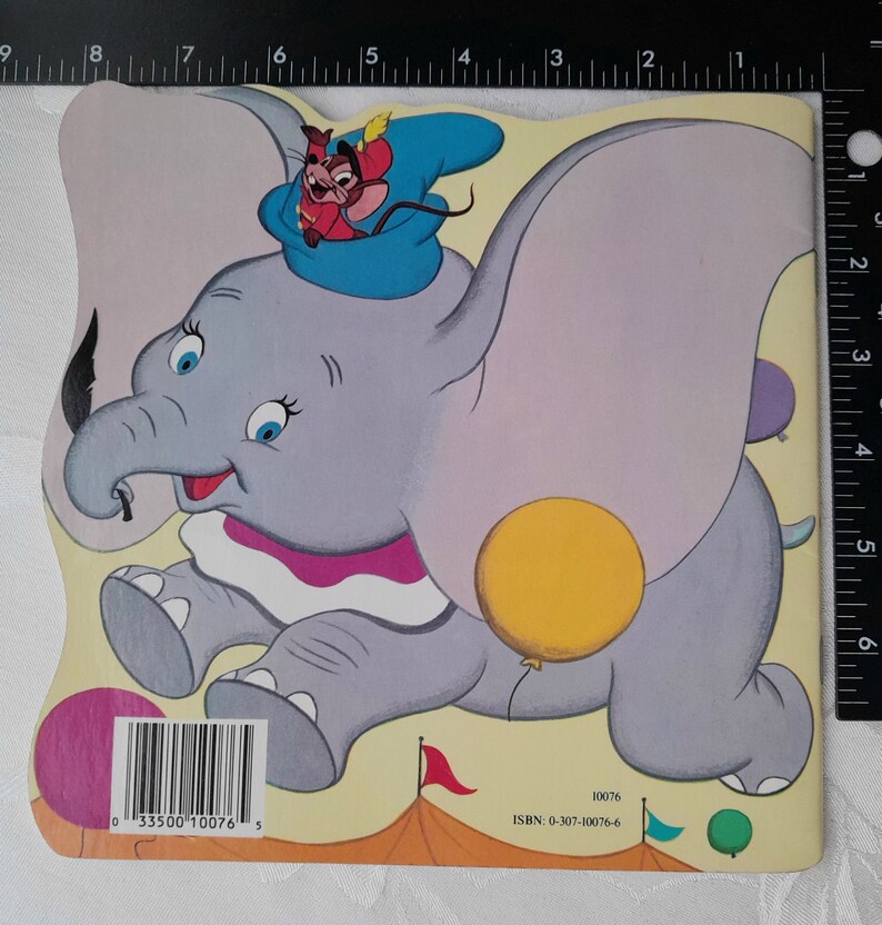 Walt Disney's Dumbo, 1970s, A Golden Super Shape Book, Softcover ...