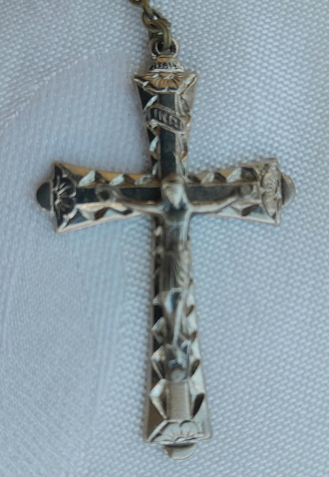 Pope Paul Metal Box With Rosary, Stamped Paulus VI Pont Max, Book ...