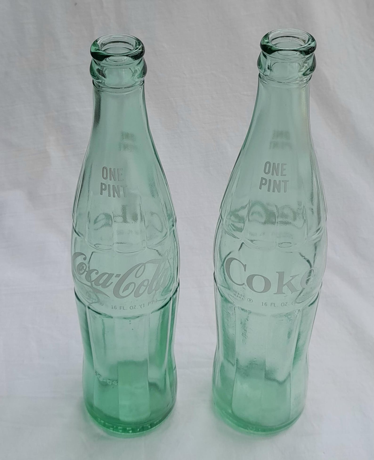 1960s Coca Cola Coke Bottles 1 Made in Altoona PA 1 in Terre Haute ...