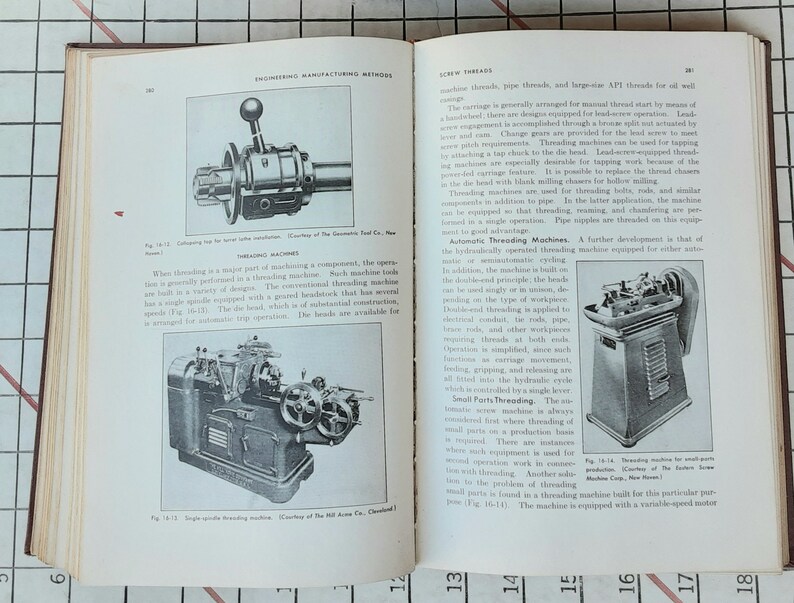 1950s Engineering Manufacturing Methods Schaller 1st Edition - Etsy