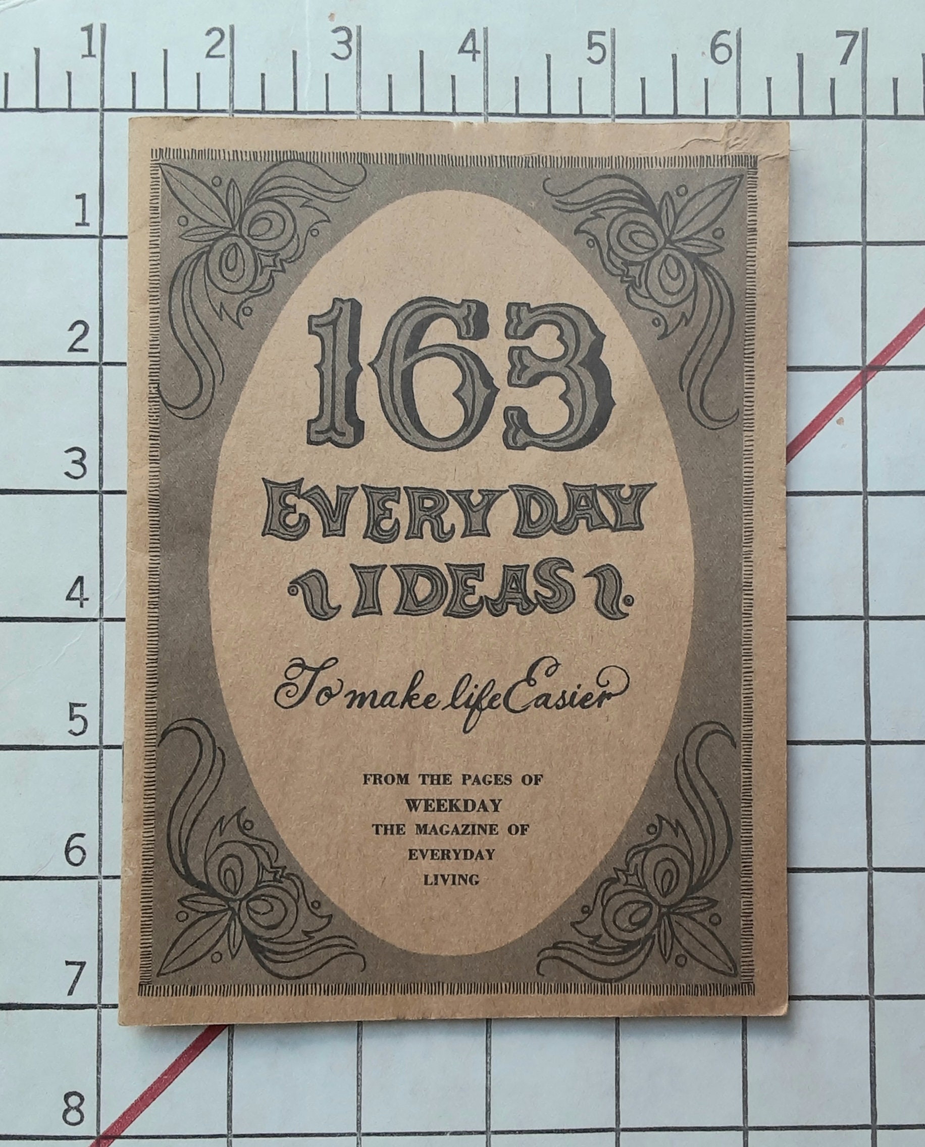 70s Pamphlet Everyday Ideas to Make Life Easier Weekday Magazine Brown ...