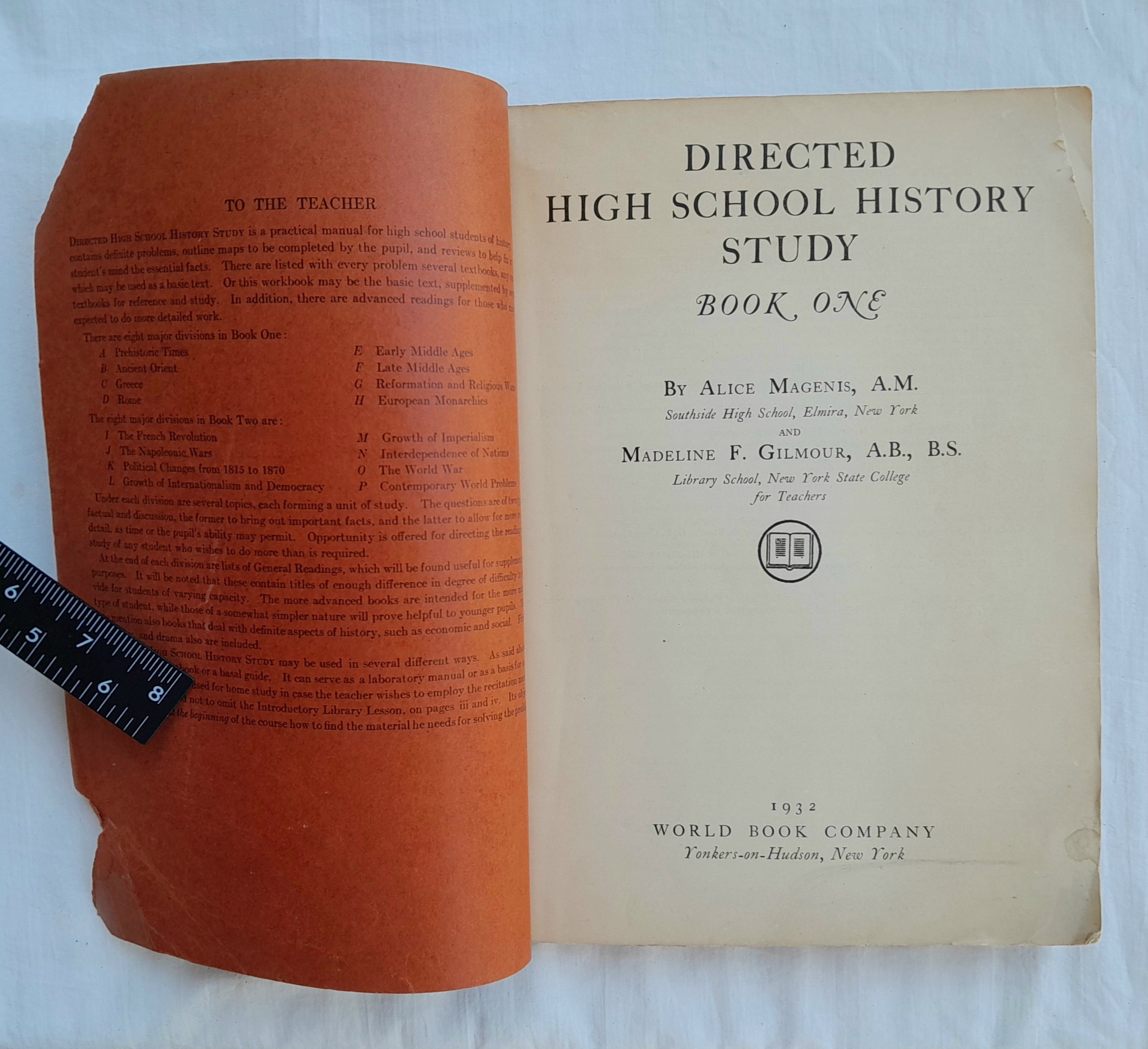 High School History 1930s Directed Study Workbook Book 1 Illustrated ...