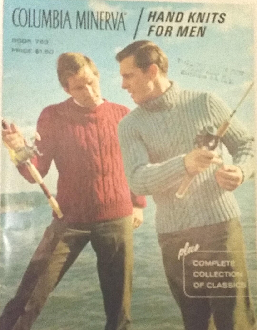 Men's Sweaters Brochure Columbia Minerva Knitting Instruction #763 ...
