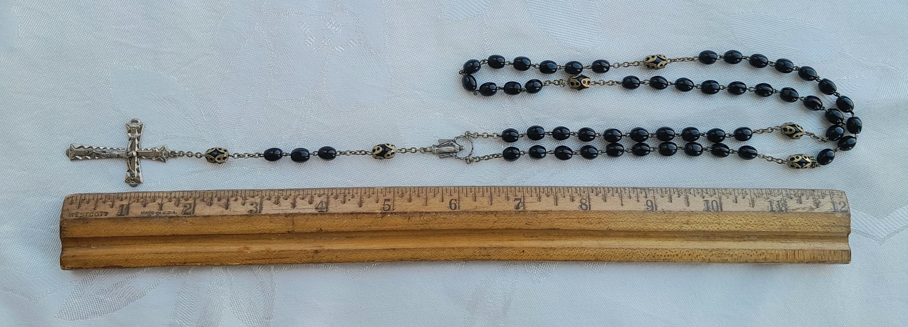 Pope Paul Metal Box With Rosary, Stamped Paulus VI Pont Max, Book ...