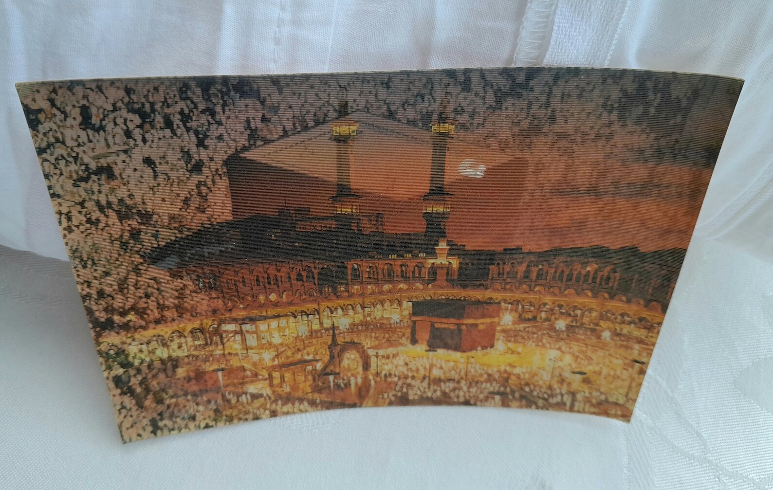 Mecca Lenticular Postcard of Masjid Al Haram & the Kaaba the - Etsy