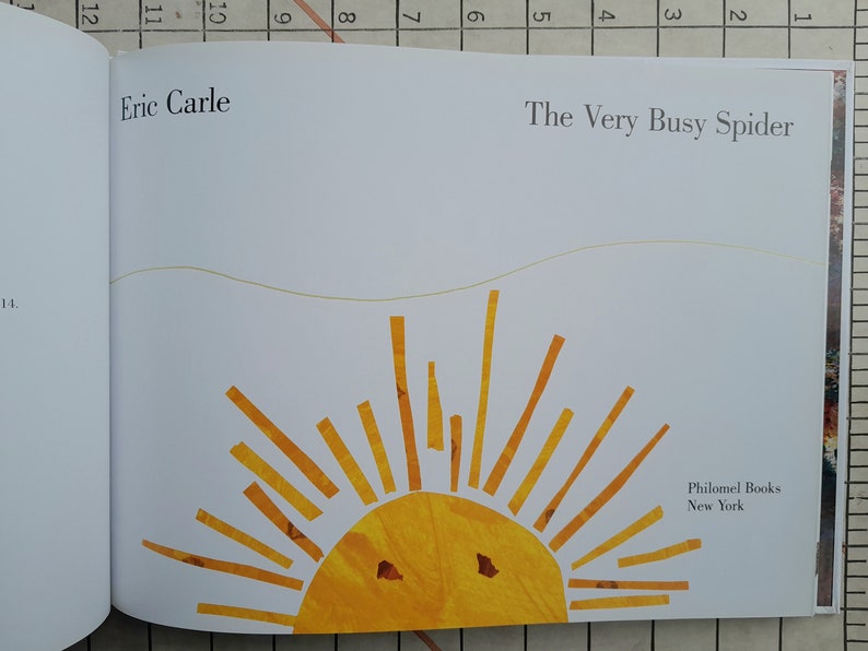 The Very Busy Spider by Eric Carle 1984 Philomel Books Hard - Etsy