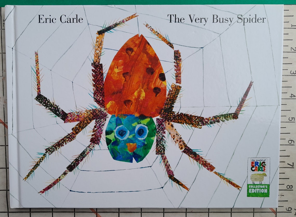 The Very Busy Spider by Eric Carle 1984 Philomel Books Hard - Etsy