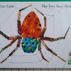 The Very Busy Spider by Eric Carle 1984 Philomel Books Hard Cover With ...