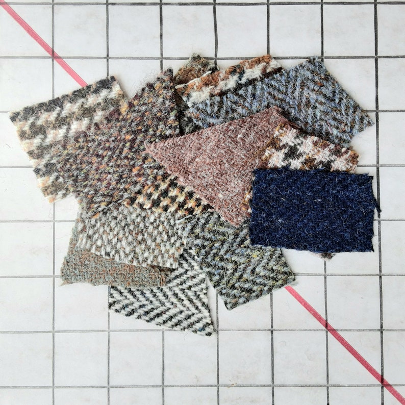 Harris Tweed 1980s Sample Swatches Order Form British Textile ...