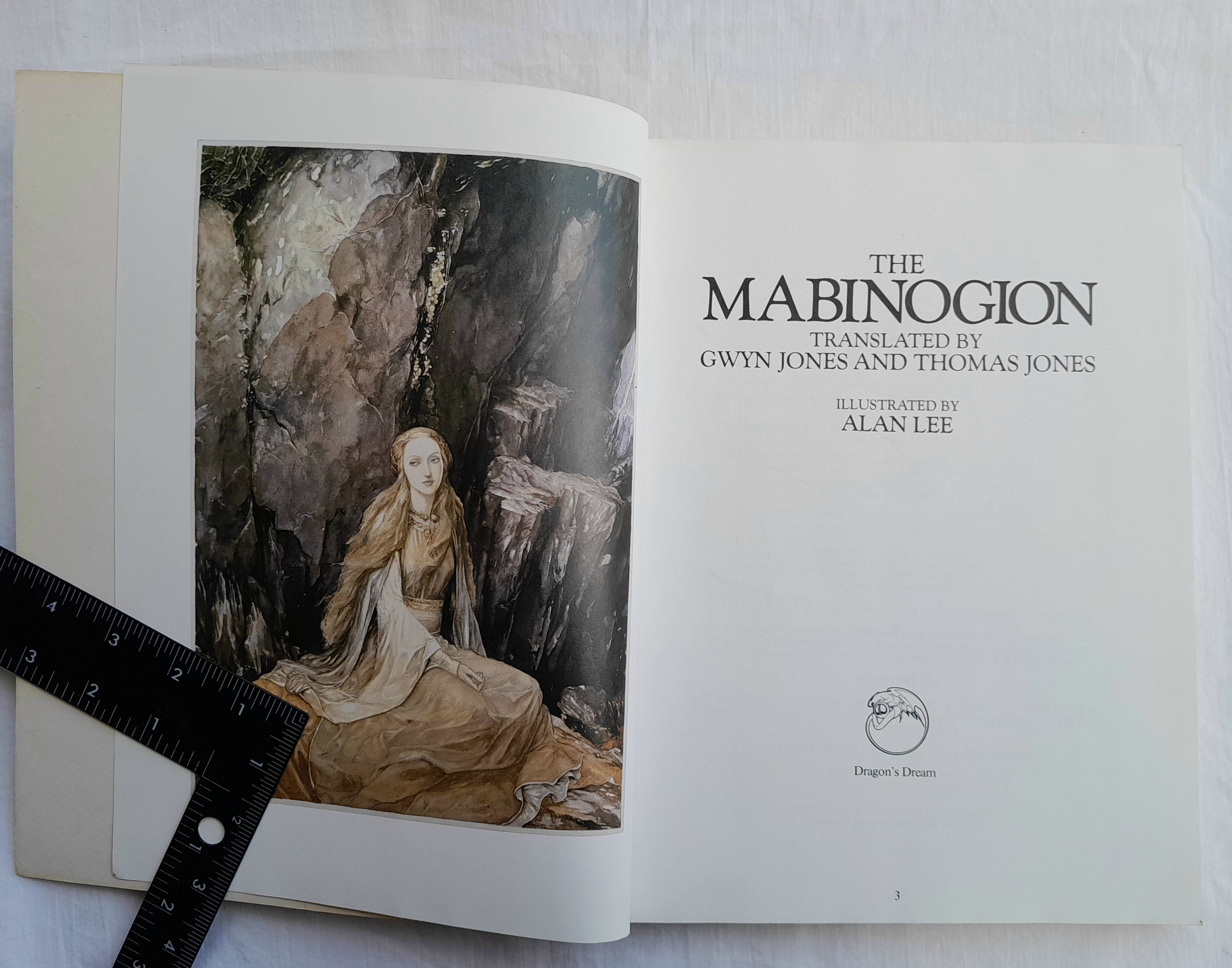 The Mabinogion Alan Lee Illustrations 1980s Dragon's Dream Softcover ...