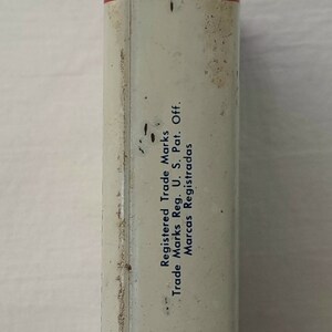 Empty Esso Tin Can Rust-ban 392 4 Oz Size Humble Oil & Refining Company ...