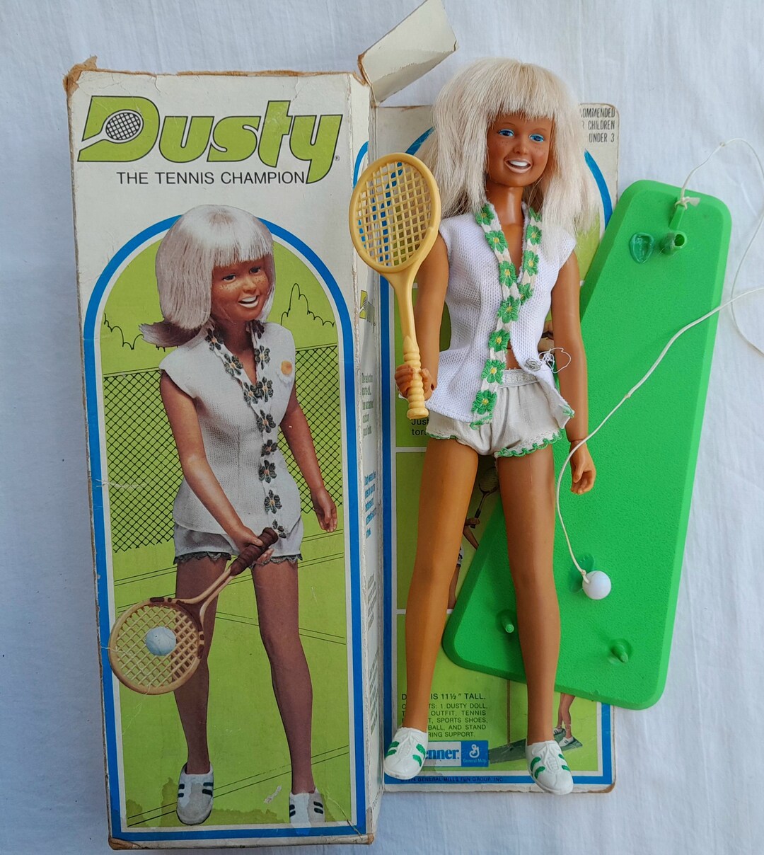 Dusty Doll Tennis Player by Kenner 1970s With Original Box & Stand ...