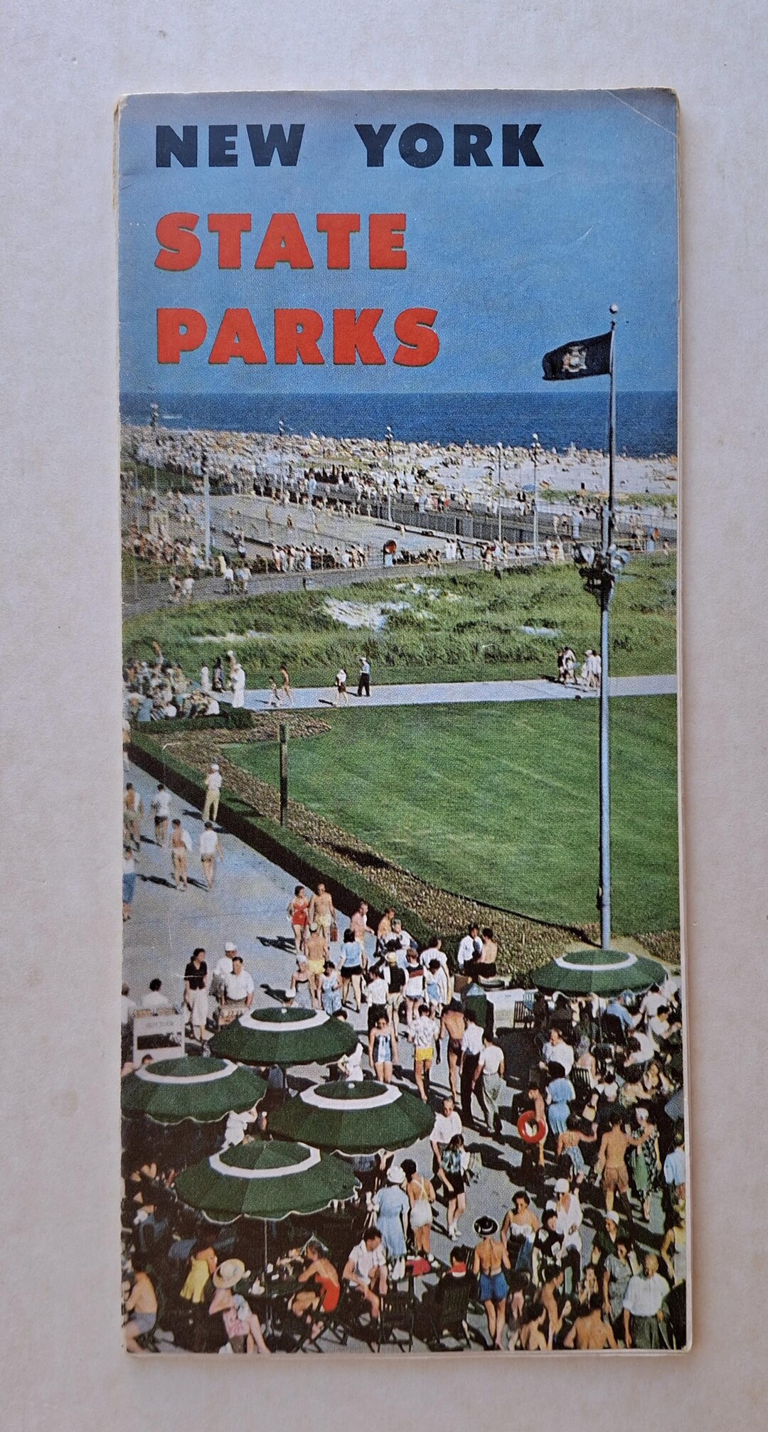 New York State Parks Guide With Map and Photos, 1950s Regional ...