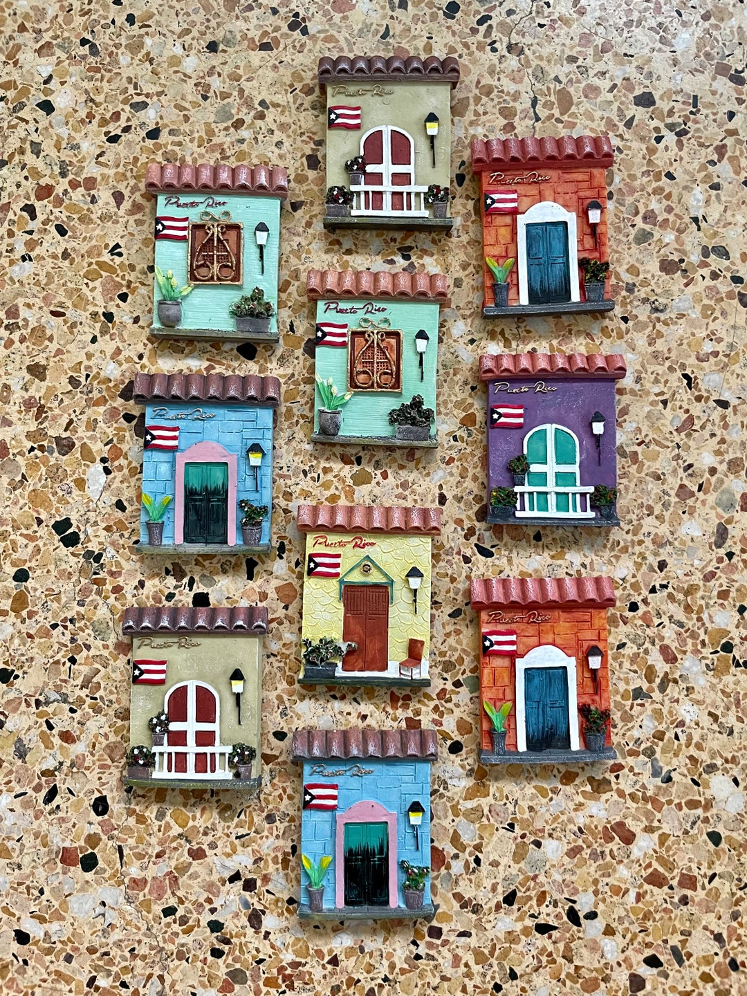 Puerto Rico, Old San Juan Inspired Refrigerator Magnet, PR Souvenir - Etsy