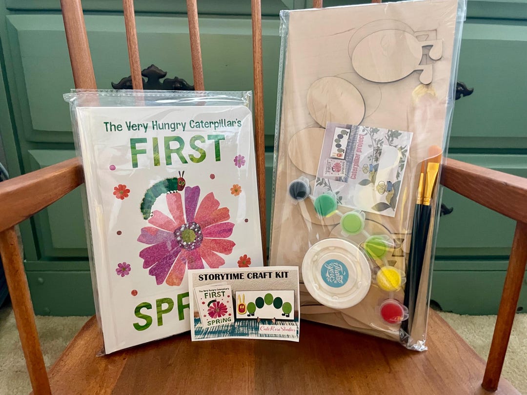 The Very Hungry Caterpillar Storybook Craft, Storytime Reading, Kids ...