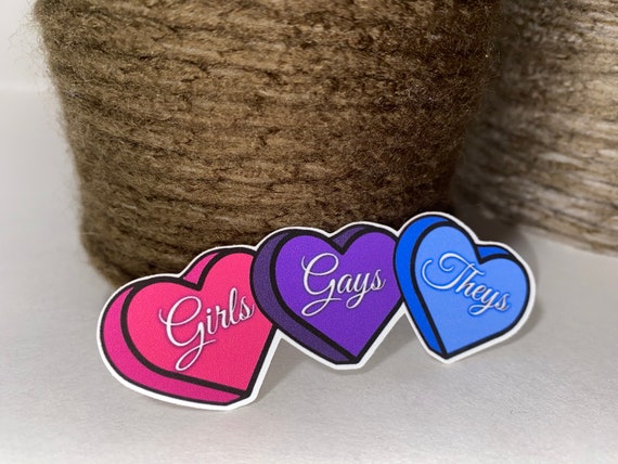 Girls Gays and Theys Sticker LGBT Sticker feministischer | Etsy