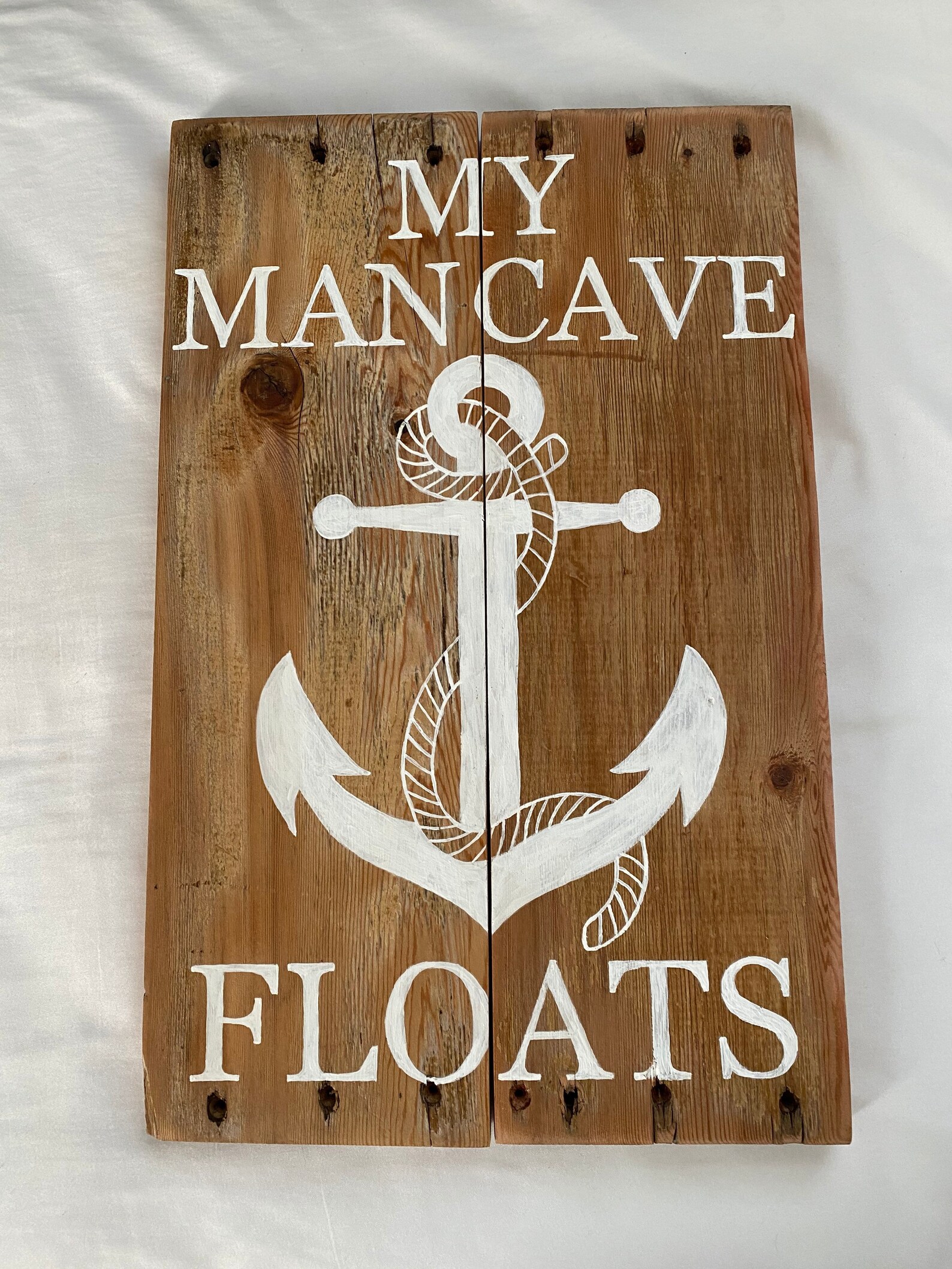 Man Cave Boat Signs Boat Decor Anchor Signs Anchor Decor | Etsy