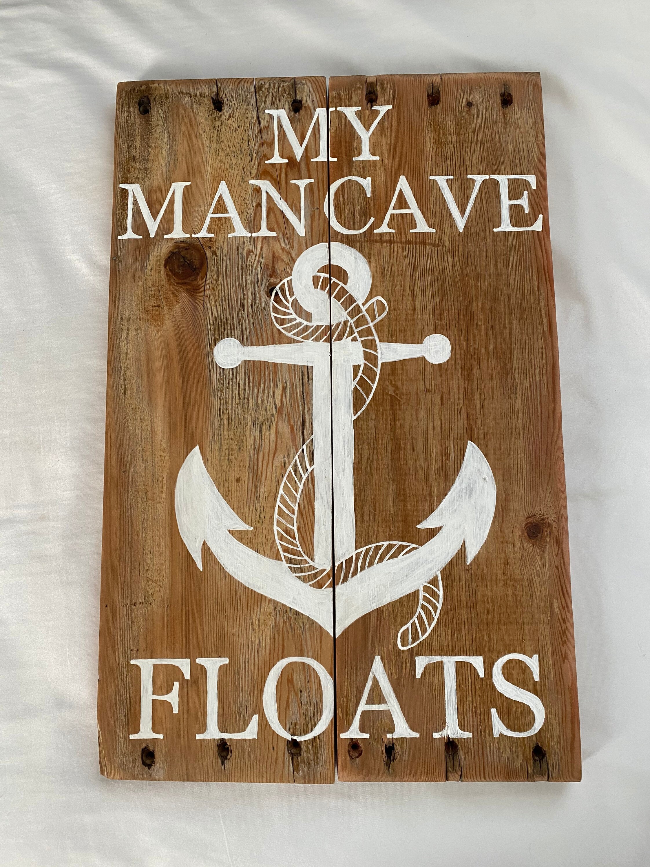 Man Cave Boat Signs Boat Decor Anchor Signs Anchor Decor | Etsy