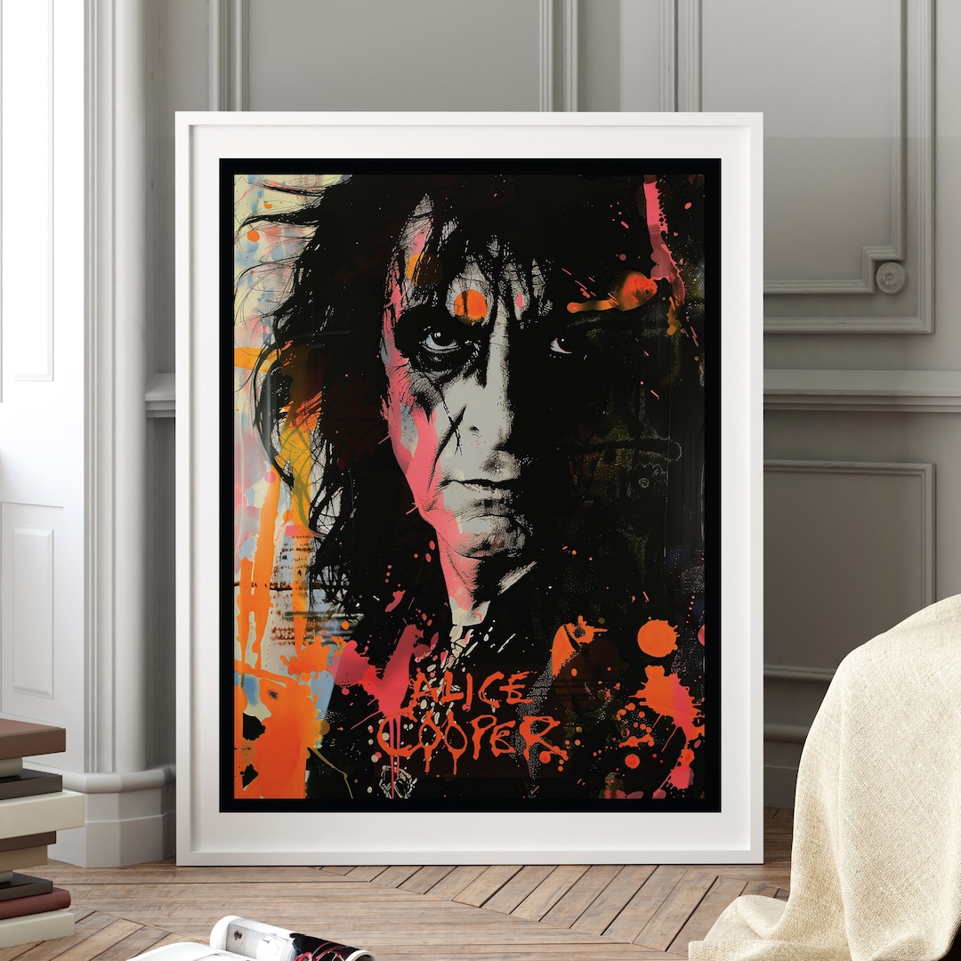 Alice Cooper Poster, Fan Art, Music Poster - Etsy