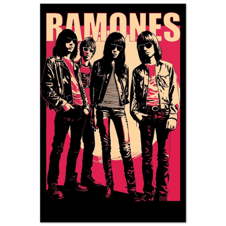 Ramones Poster, Ramones Art Print - Etsy