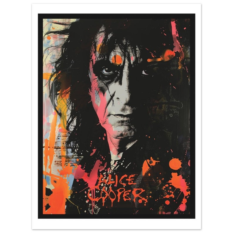 Alice Cooper Poster, Fan Art, Music Poster - Etsy