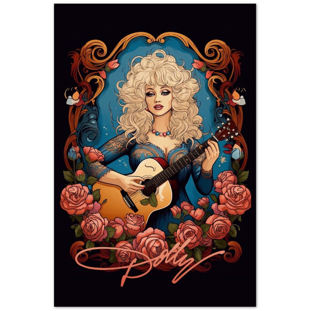 Exclusive, Original Dolly Parton Poster! - Etsy UK