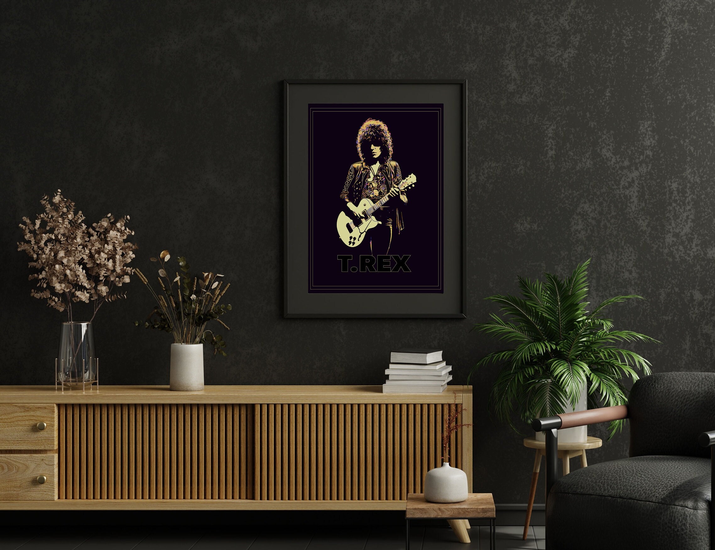 T. Rex Poster, Marc Bolan Poster, Trex - Etsy