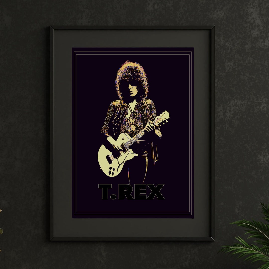 T. Rex Poster, Marc Bolan Poster, Trex - Etsy