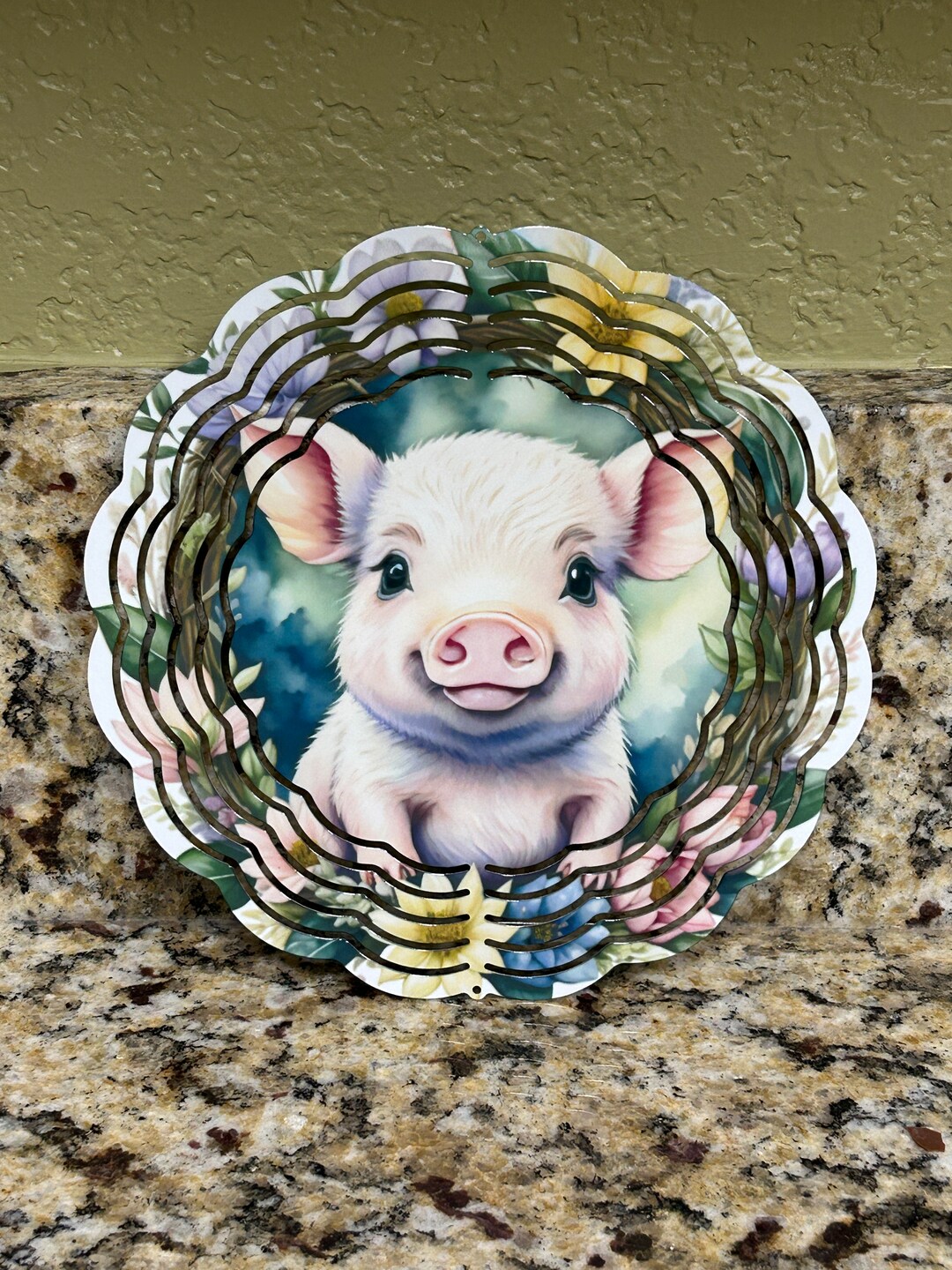 Super Cute Pig 8 Inch Wind Spinner - Etsy
