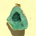 Blue/green Crystal Druzy Geode Pendants or Necklaces 18K Gold Filled ...