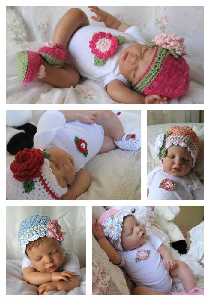 Elizabeth Fay Baby Sets Crochet Pattern Preemie, Newborn, 3 to 6 Months ...