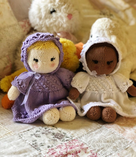 Pebbles and Peony Baby Doll Knit Pattern - Etsy
