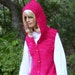 Suzi-q Hoodie Crochet Pattern Vest Lace Hood Women Sizes XS to 3X - Etsy