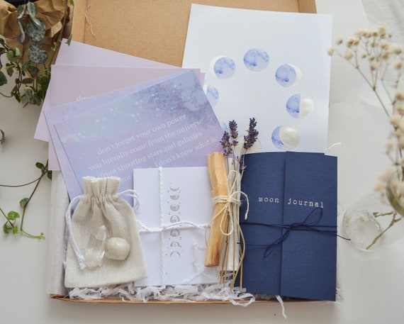 Moon Ritual Box Moon Box Moon Phases Print Moon Postcard - Etsy