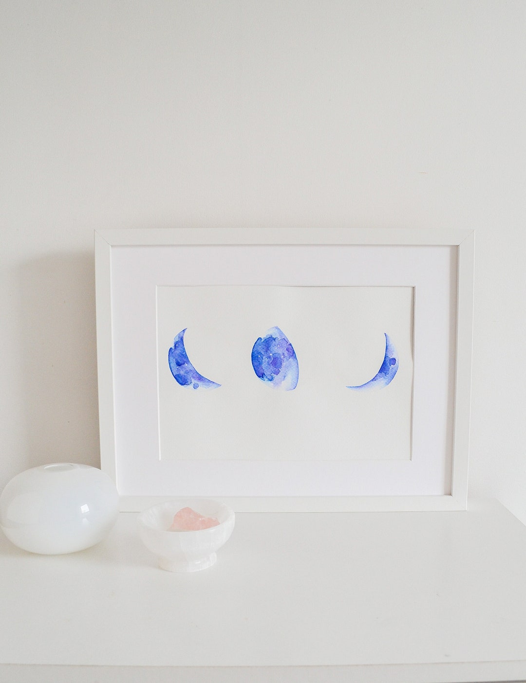 Moon Phase Painting, Personalised Anniversary Painting Gift, Custom ...