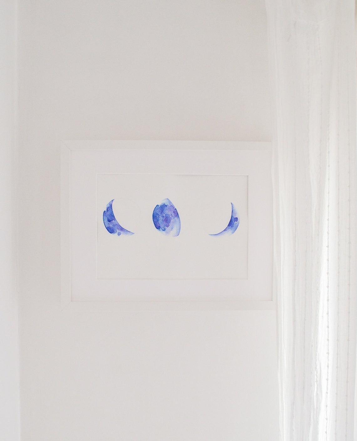 Moon Phase Painting, Personalised Anniversary Painting Gift, Custom ...