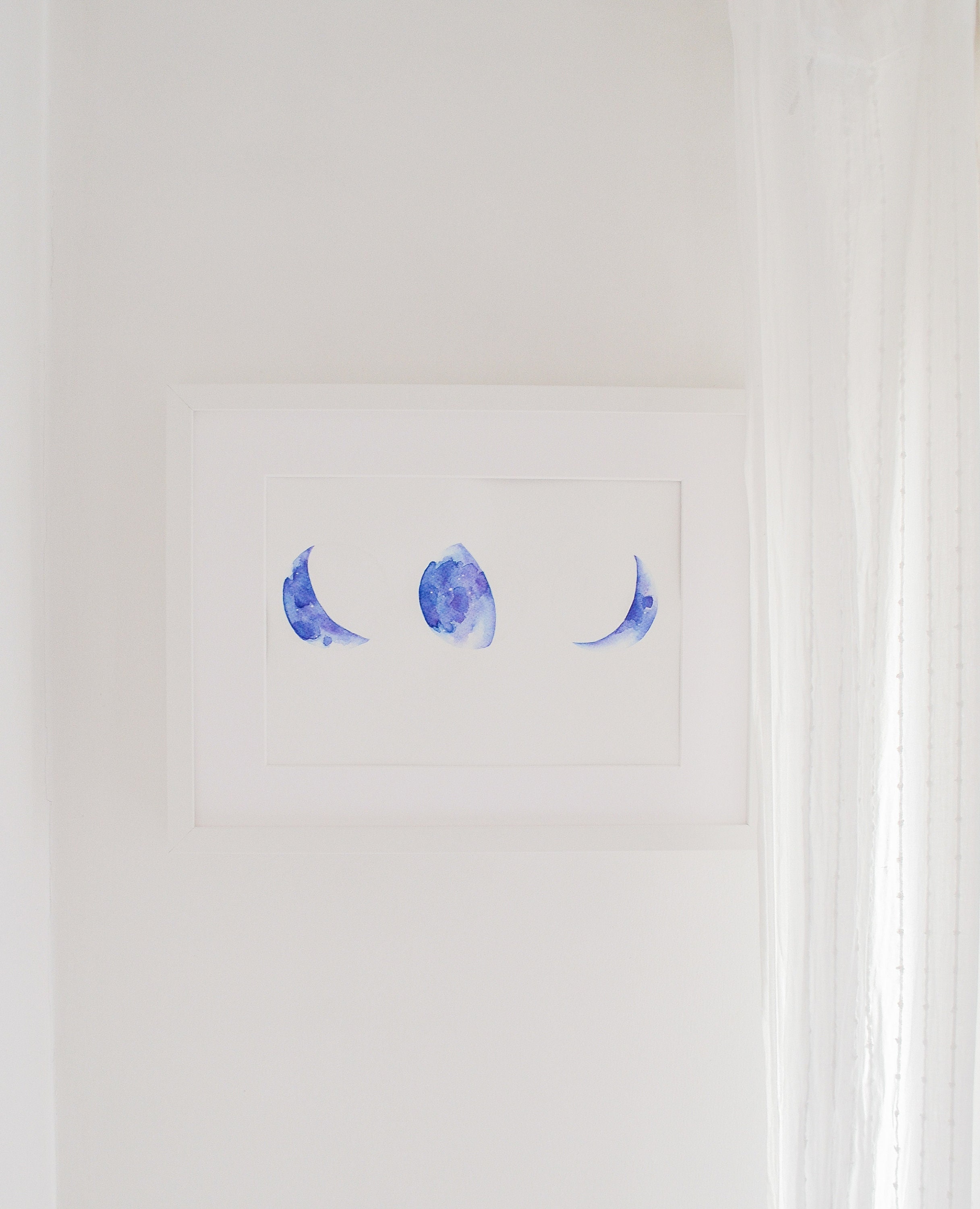 Moon Phase Painting, Personalised Anniversary Painting Gift, Custom ...