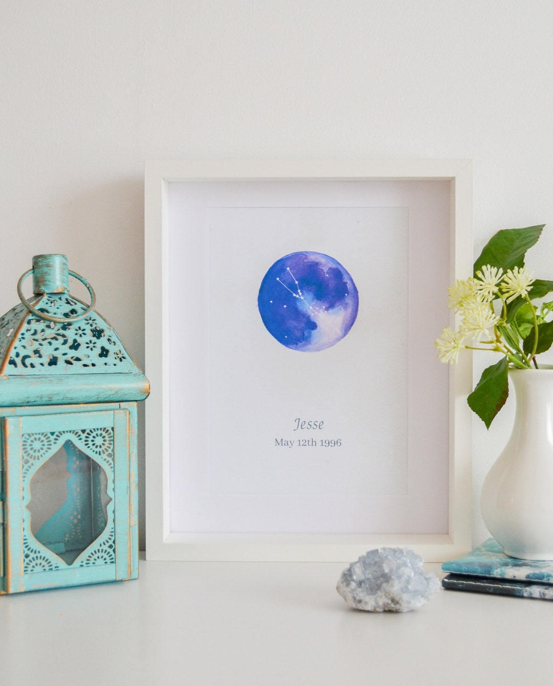 Taurus Constellation Print, Custom Star Sign Print, Zodiac Art, Taurus ...