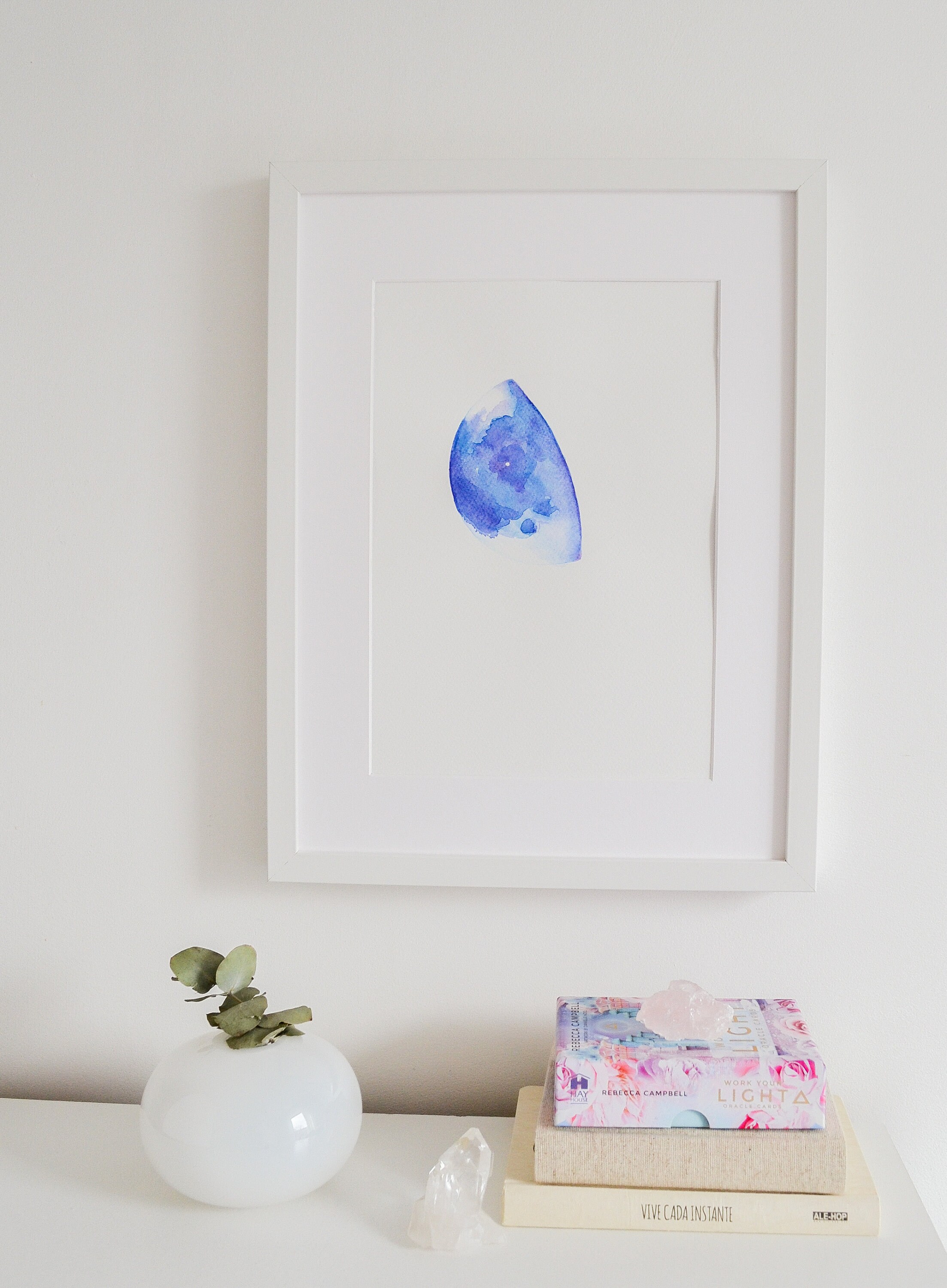 Moon Phase Painting, Personalised Anniversary Painting Gift, Custom ...