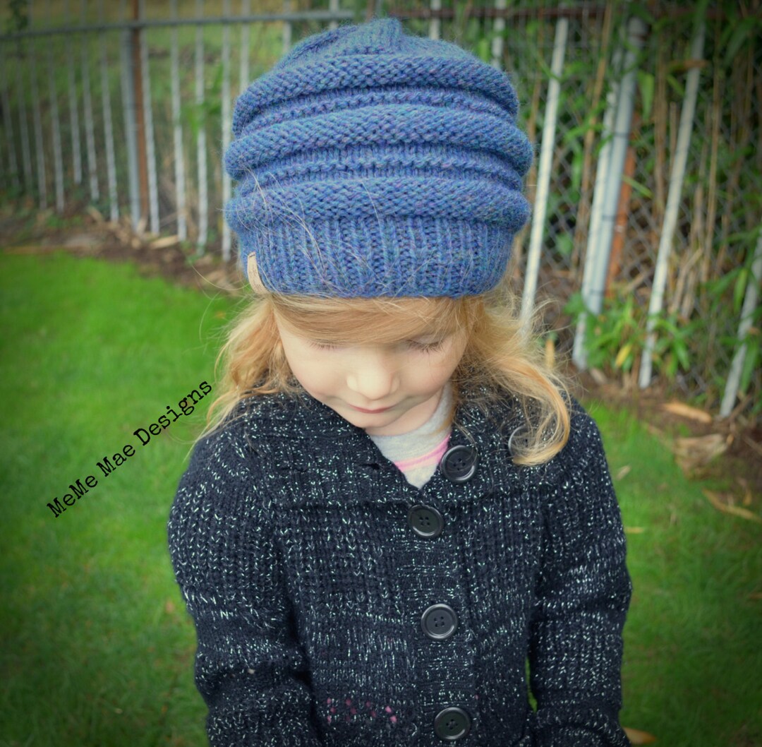 KNITTED BEANIE, KNITTING Pattern - Hat Pattern, the Sea Star Beanie ...