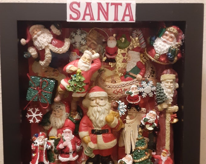 Santa Assemblage With Lots of Fun Vintage Santas - Etsy