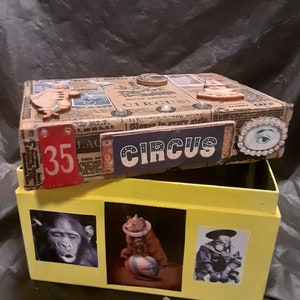 Circus Keepsake Box - Etsy